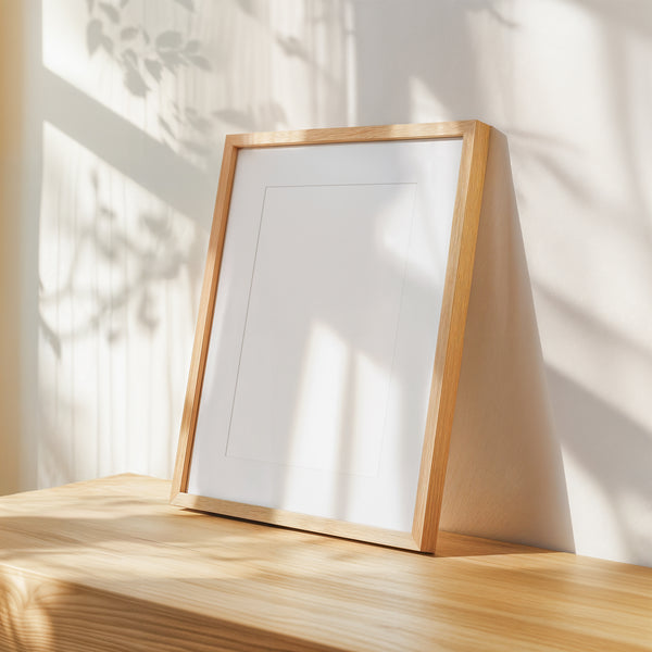 Medium Oak Frame For Original Artwork – Kate Broadhurst Studio